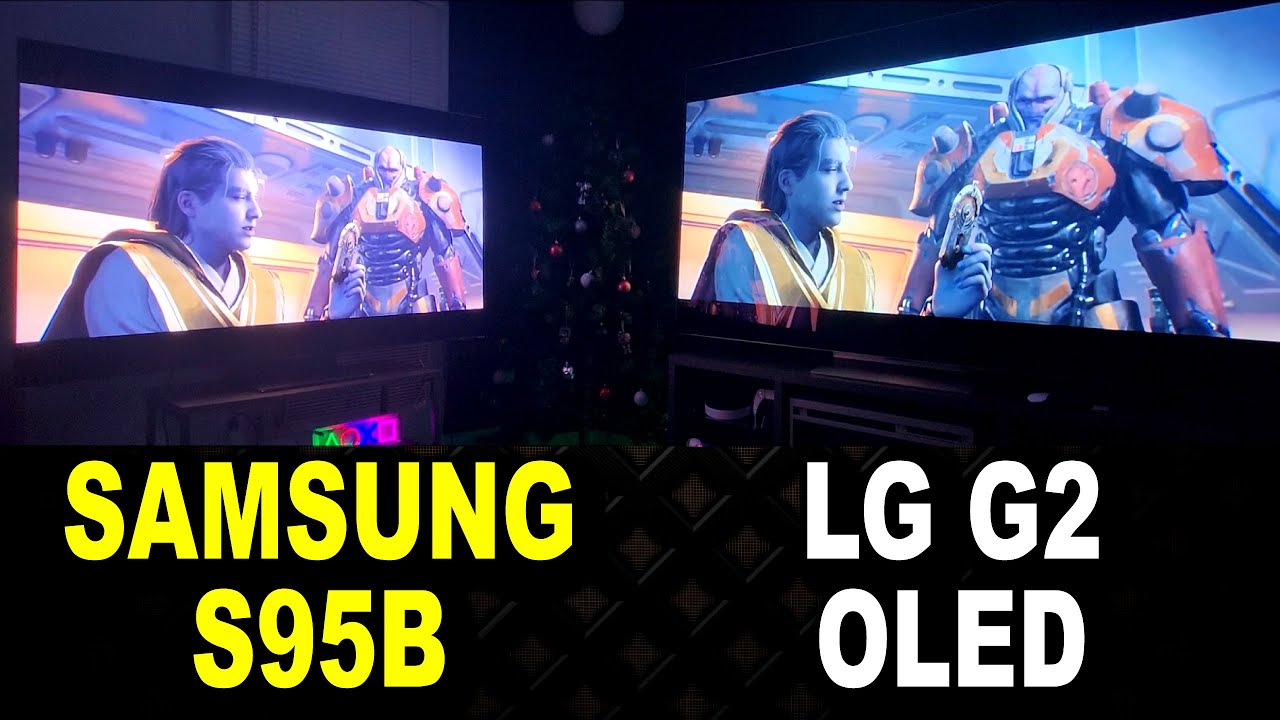 Samsung S95B vs LG G2 OLED | Best Budget LG OLED TV 2023 | LG G2 OLED 2022 | Samsung S95B QD ...