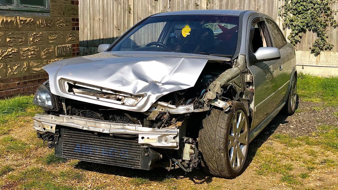 Crash DAMAGED Opel Astra Gsi Turbo Repair & Rebuild - YouTube