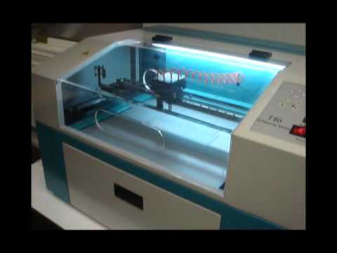 Piranha T40 Laser Cutter Engraver - YouTube