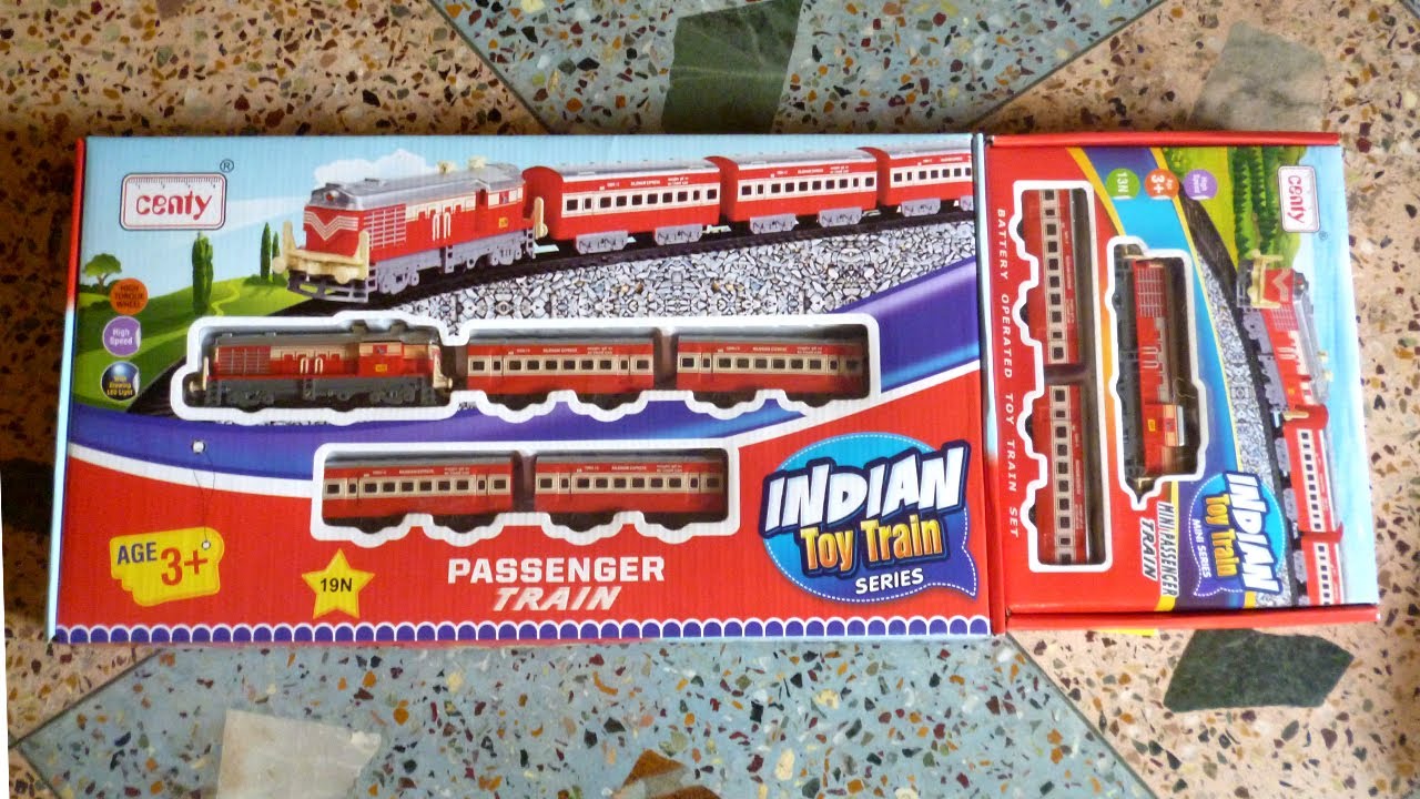 Rajdhani Express Duel Unboxing Centy Passenger Train Set - Red -Mini ...