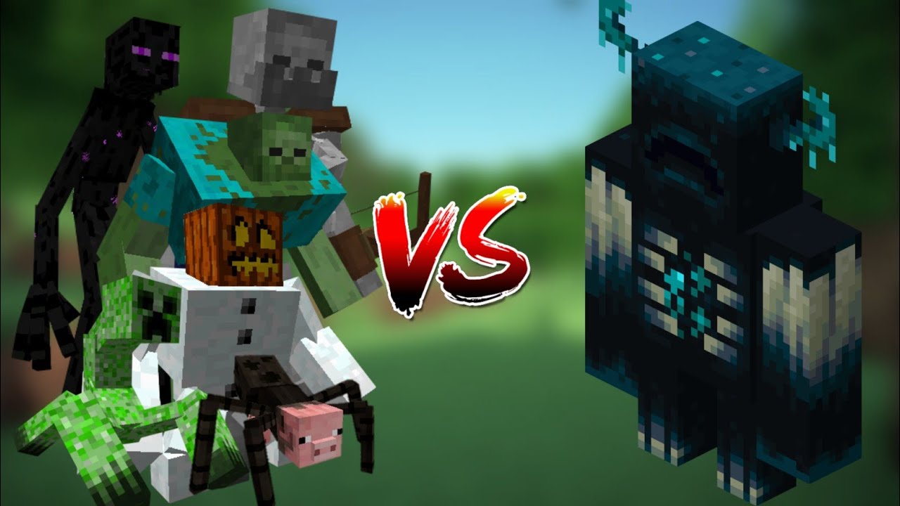 Monster Mutant VS Warden - Minecraft Indonesia - YouTube