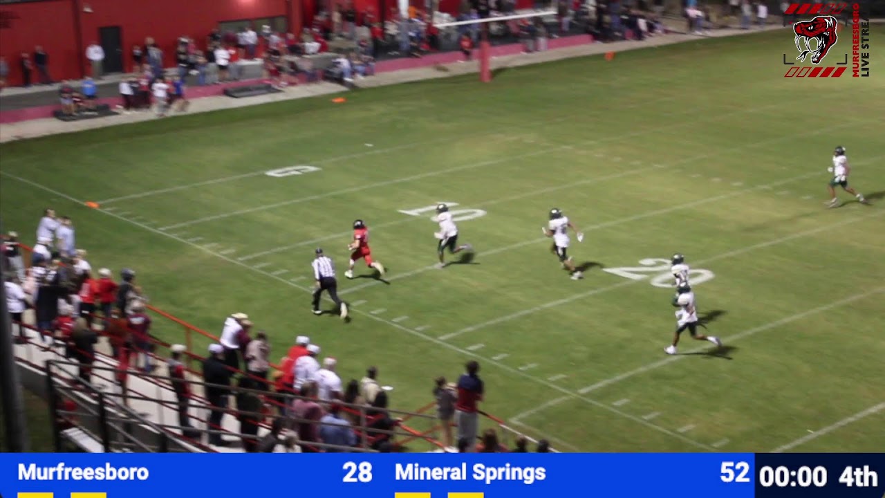 Murfreesboro Rattlers vs Mineral Springs Hornets - YouTube