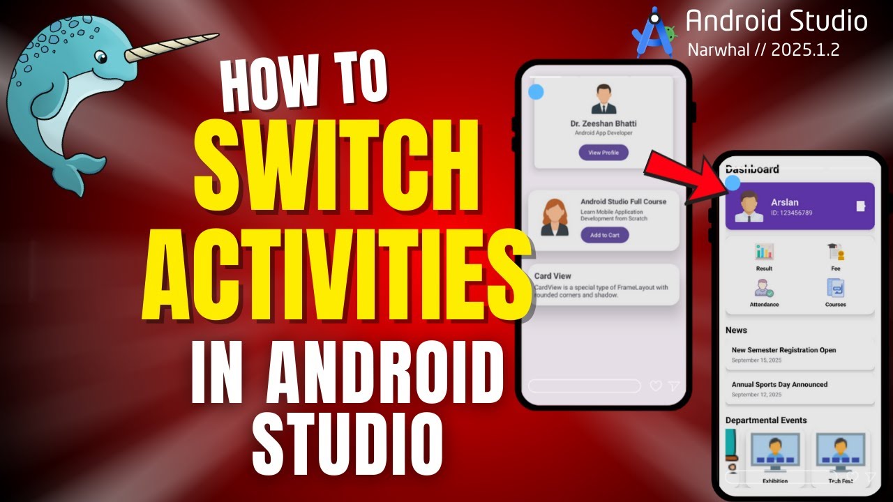 Switch Between Screens in Android Studio | Intents Explained Simply ...