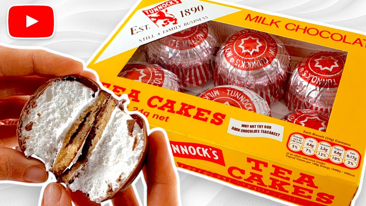Tunnock's Tea Cakes | Milk Chocolate Marshmallow | ASMR Presentation ...