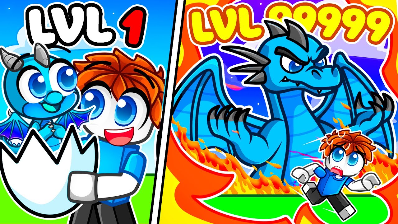 LEVEL 1 to LEVEL 99999 DRAGON In ROBLOX Dragon Adventures! - YouTube