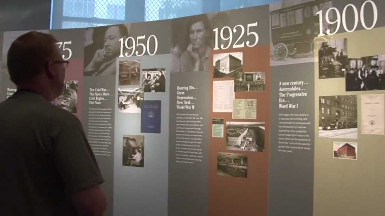U.S. Government Printing Office's 150th Anniversary History Exhibit ...