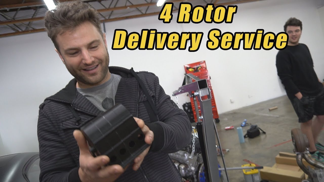 Rob Dahm's NEW 4 Rotor Delivered - YouTube