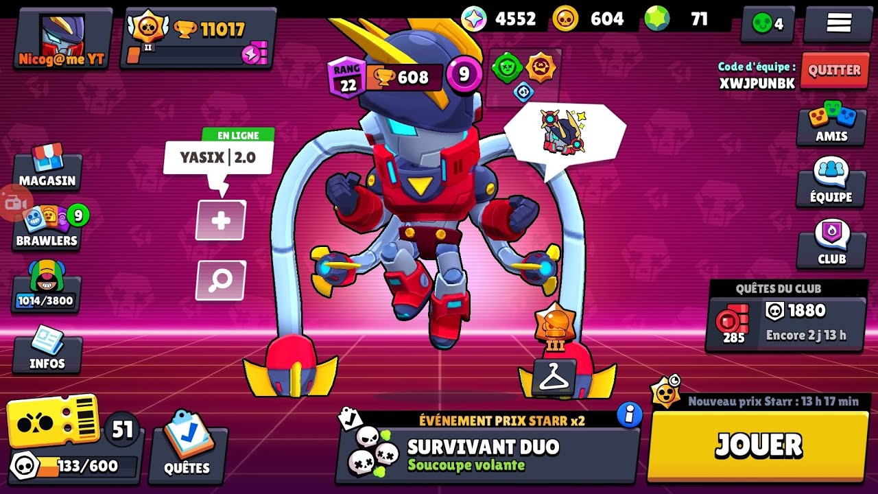Brawl Stars 7# | Je débloque le nouveau Edgar Mecha,le Brawl Pass + je ...