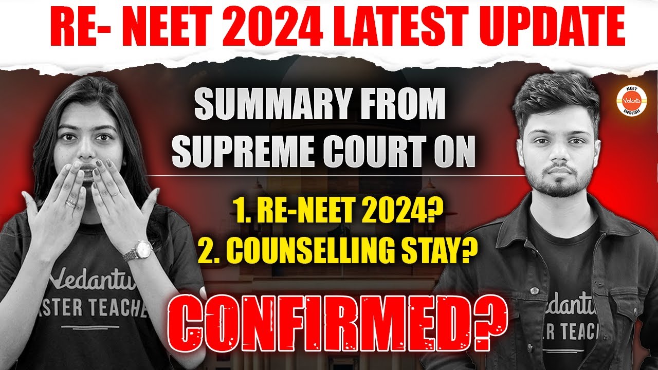 Supreme Court NEET 2024 Verdict Summary😱🤯 |ReNEET or No ReNEET 2024 # ...