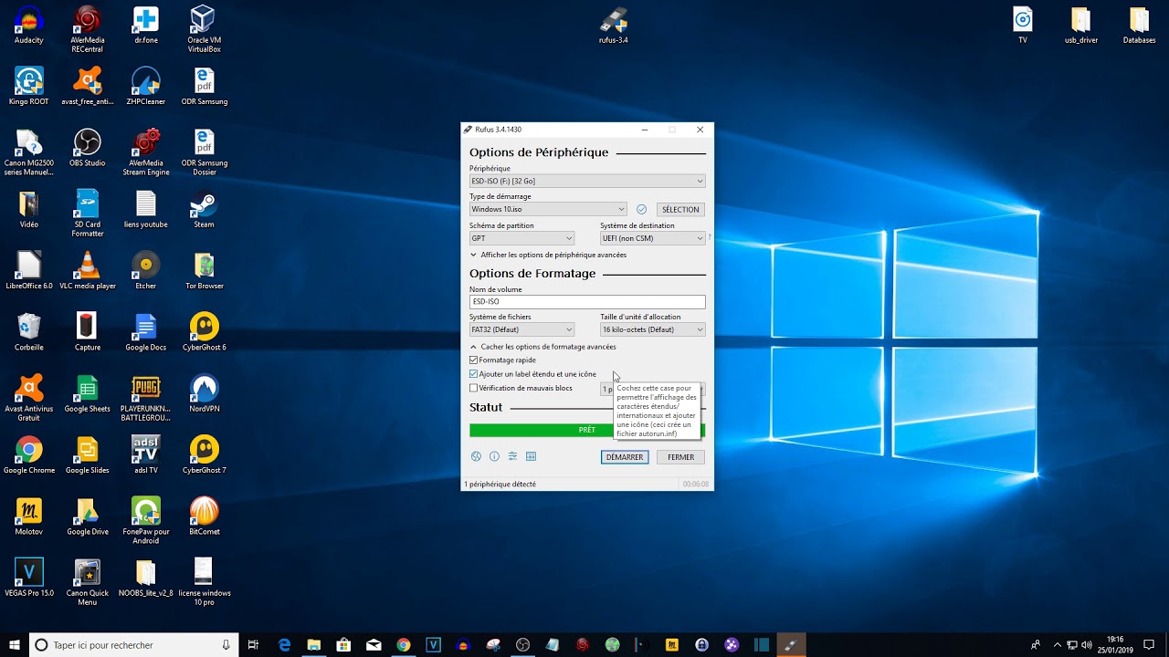 Créer une clé bootable avec Rufus pour installer un système d ...