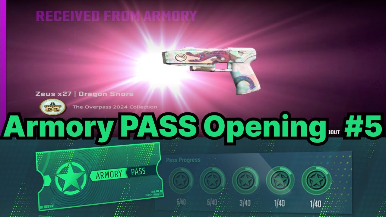 Counter Strike 2 Armory PASS Opening #5 #weekly #cs2 #armorypass - YouTube