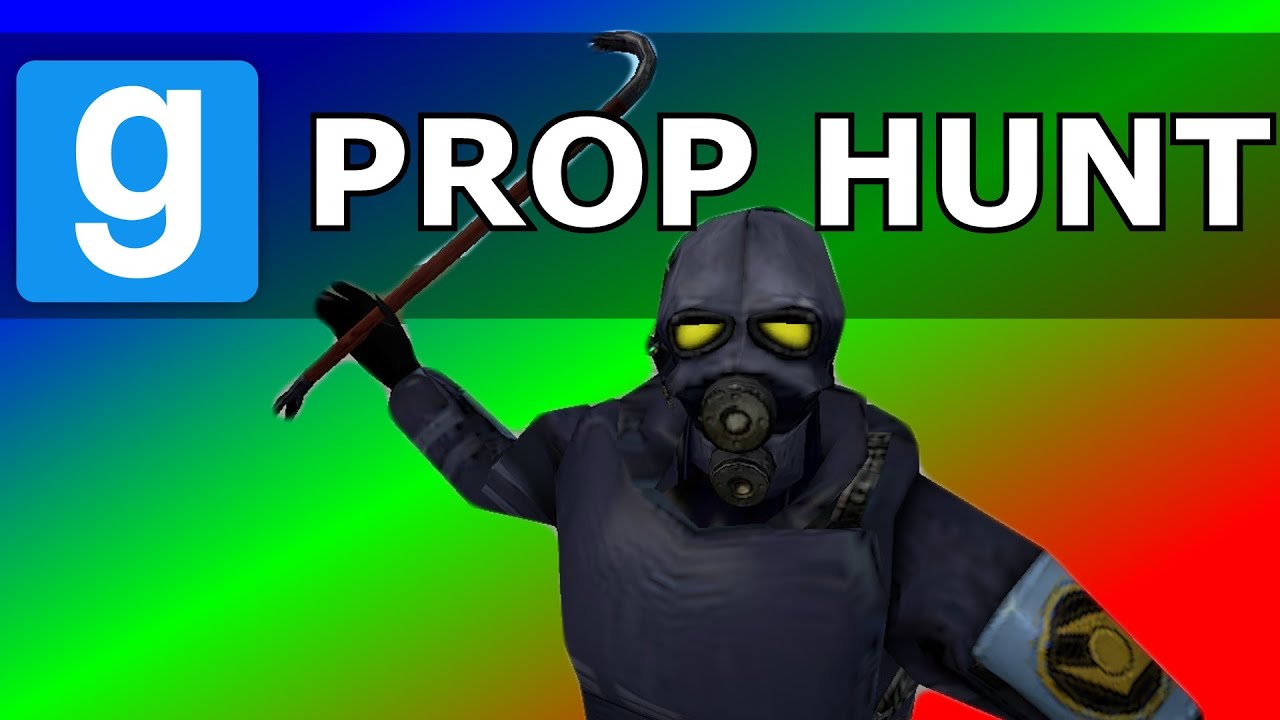 Gmod Prop Hunt Funny Moments | Splitting Hunters & Water Bottles - YouTube