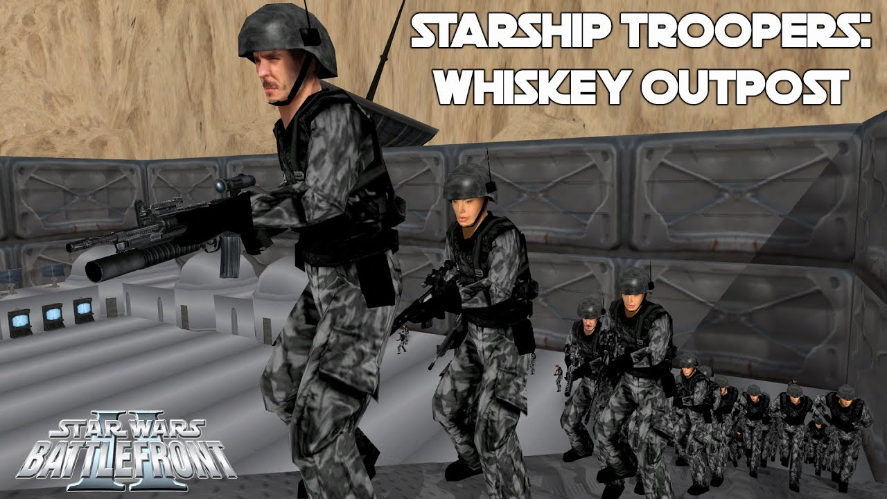 Starship Troopers Whiskey Outpost COMPLETED!! - Battlefront 2 (2005 ...