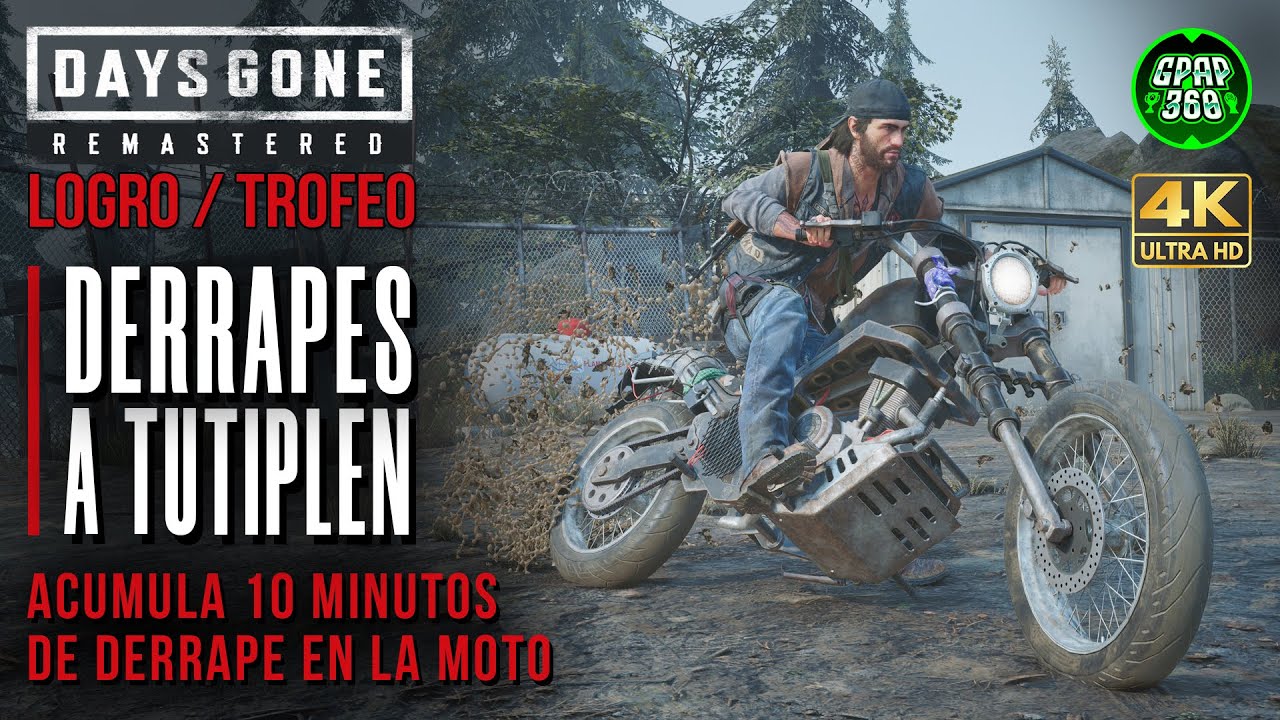 Days Gone Remastered | Logro / Trofeo: Derrapes a tutiplén (10 minutos ...