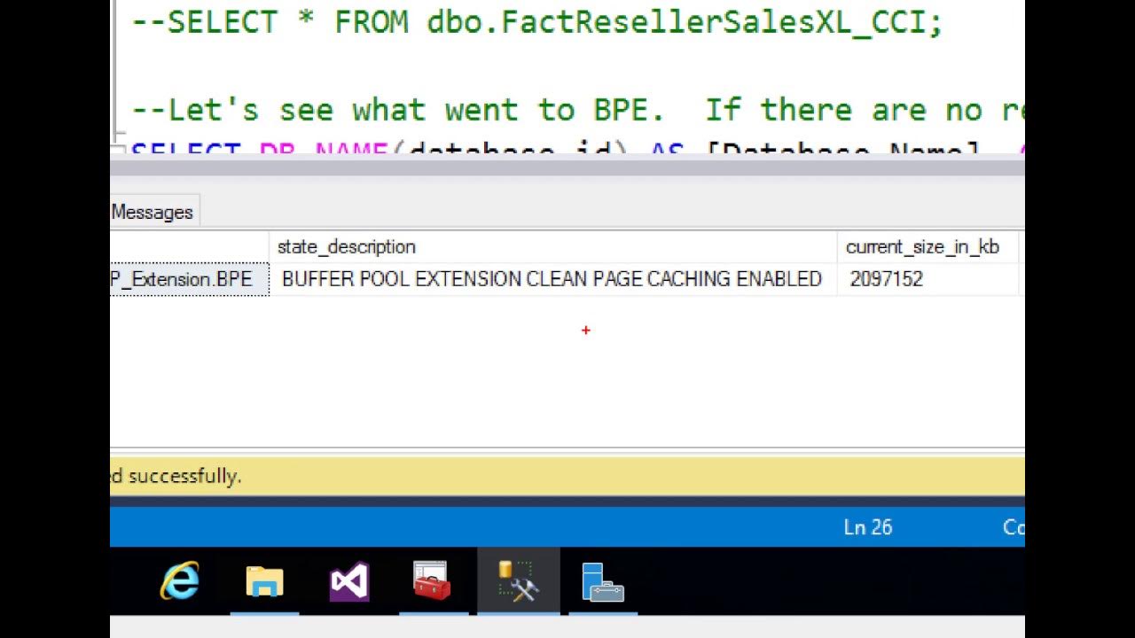 Implementing Buffer Pool Extension - YouTube