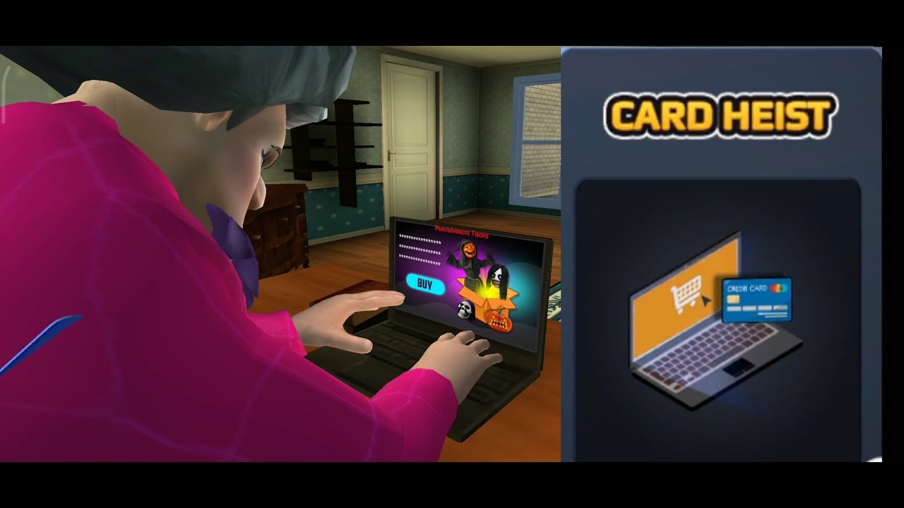 Scary Teacher 3D | Card Heist | Full Guide Gameplay - YouTube