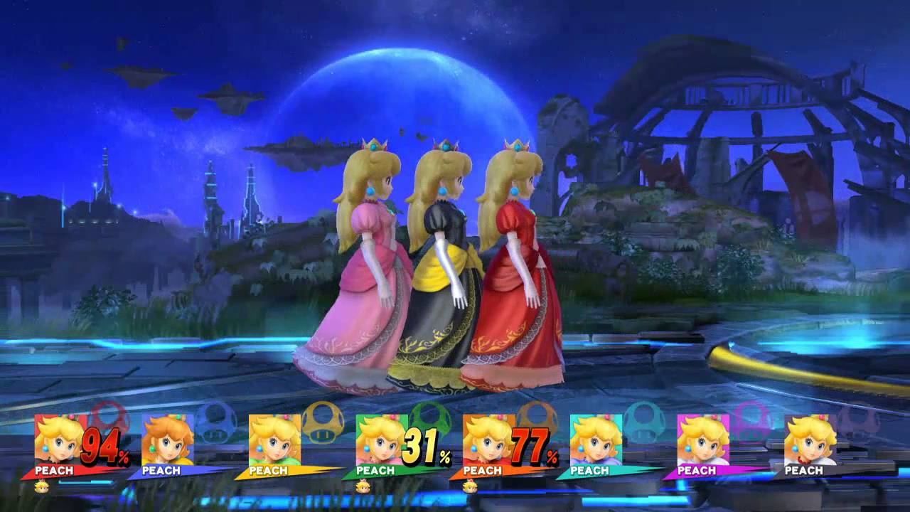 Awkward Peach Fight - SMASH 4 - YouTube