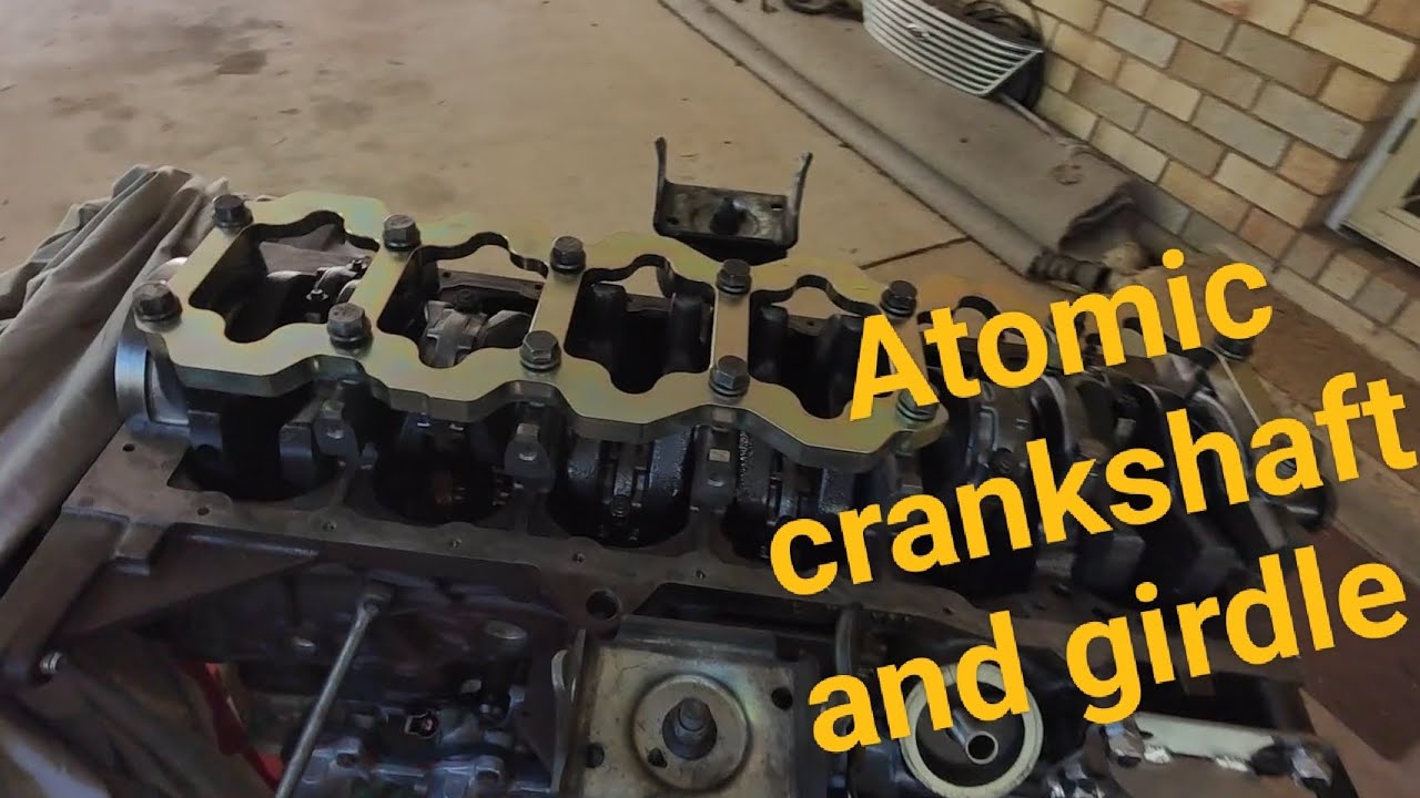 Parts unboxing + Crankshaft and girdle install | Atomic Performance | Ford AU Intech - YouTube