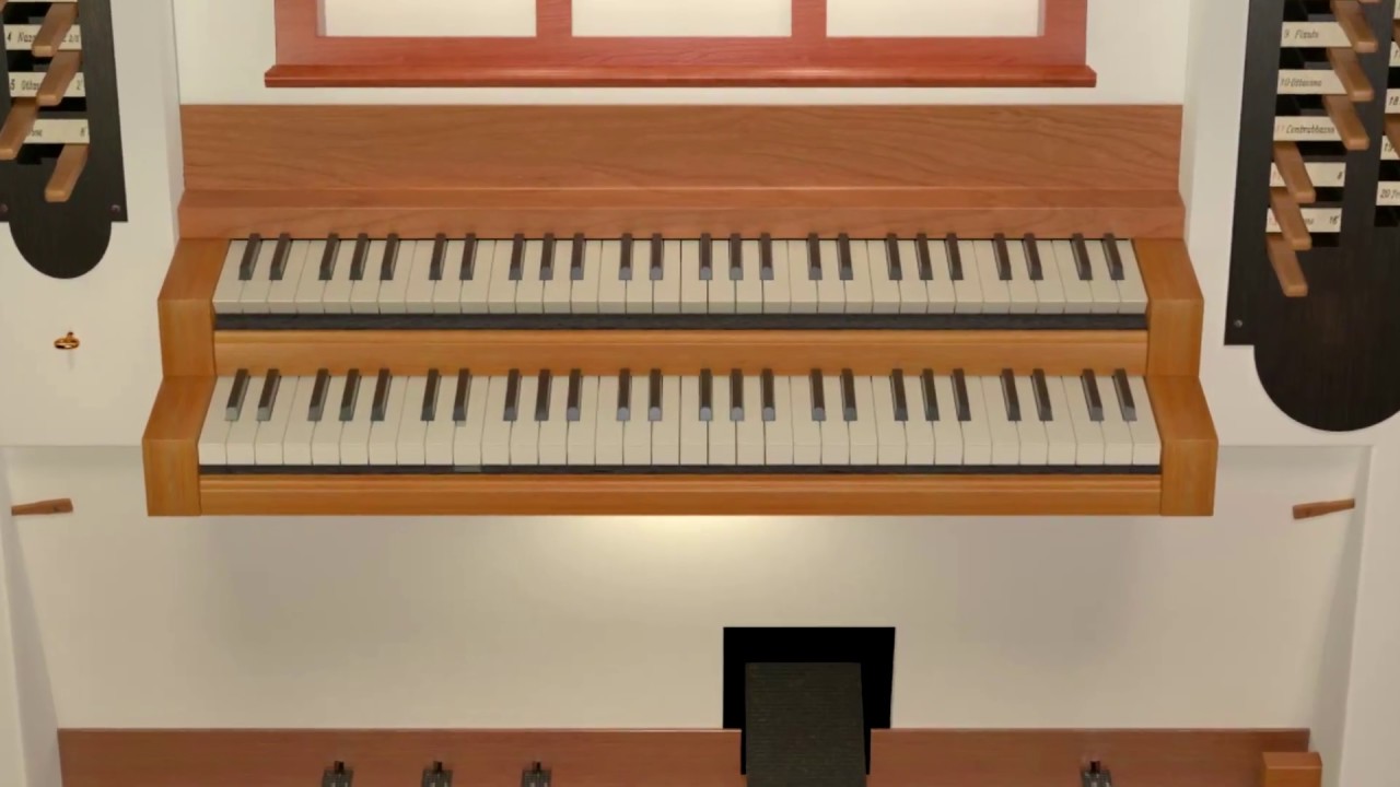 J.S. Bach - 'Gigue' Fugue in G Major (BWV 577) - Scorzé Pipe Organ ...