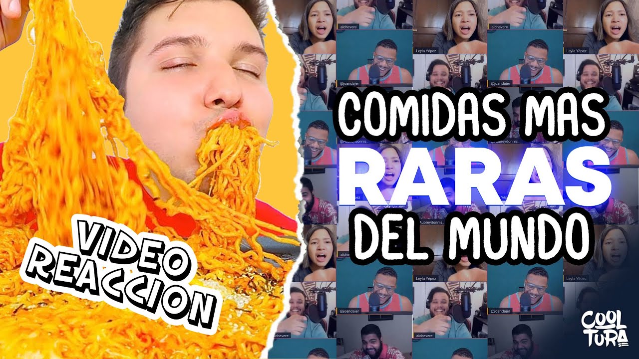 VÍDEO REACCIÓN: LA COMIDA MAS DESAGRADABLE DEL MUNDO - YouTube