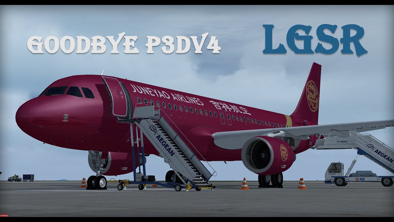 [P3Dv4.5 HF2]FsLabs A320 VOR approach LGSR Rwy33 || Goodbye P3DV4 and ...