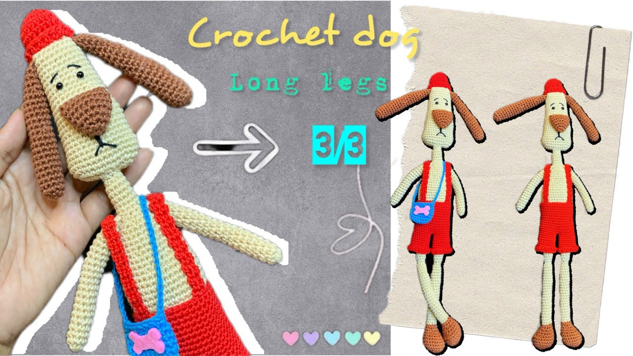 Get Ready for the CUTEST Crochet DOG with Long Legs Ever! - YouTube