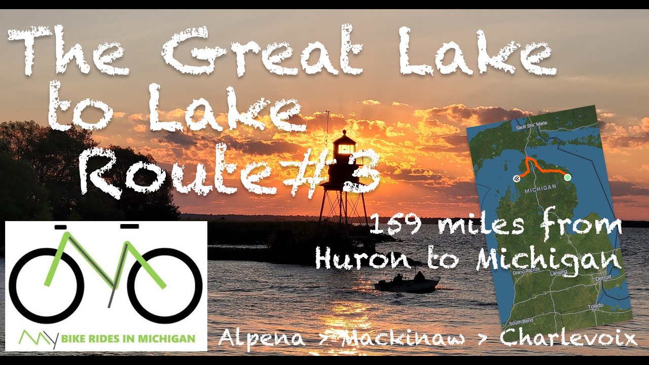 MY Bike Tour in Michigan: Great Lake to Lake route#3 - Alpena ...