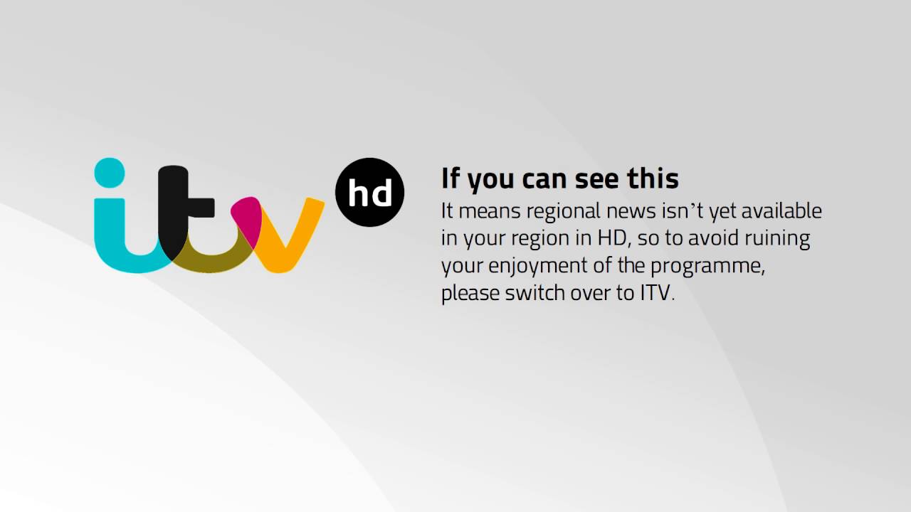 ITV HD Regional News Message Mock - (2016) - 1080p HD - YouTube