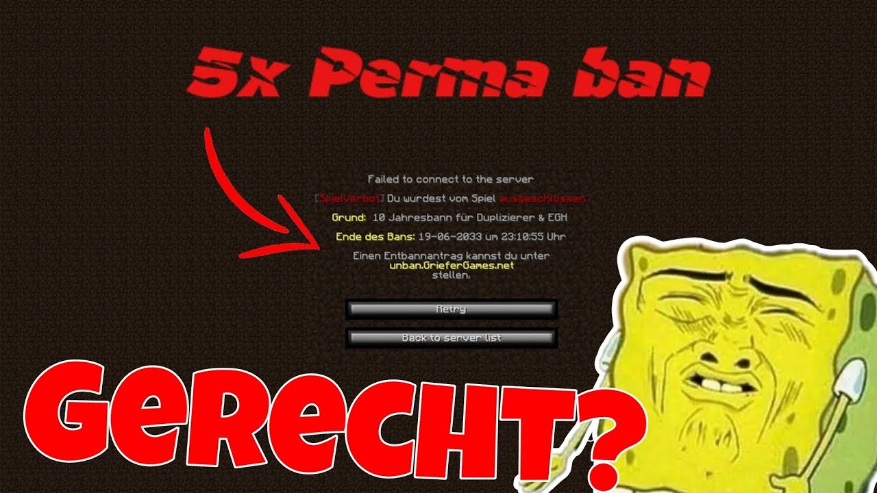 "PERMA BAN auf GrieferGames.net - Story & Zukunft des Kanals" - REAKTION auf GrieferGames EGH ...