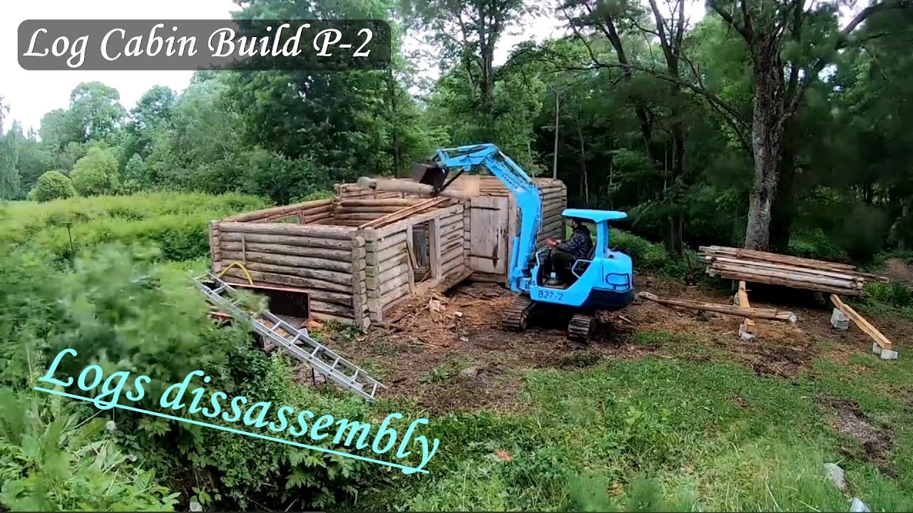 Renovating a 128 year old forgotten log cabin (part2) - Logs ...