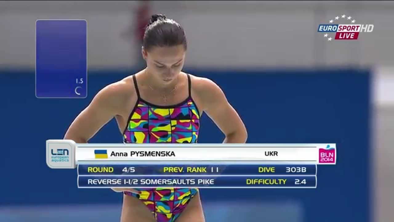 Berlin2014 Anna Pysmenska (1m springboard) - YouTube