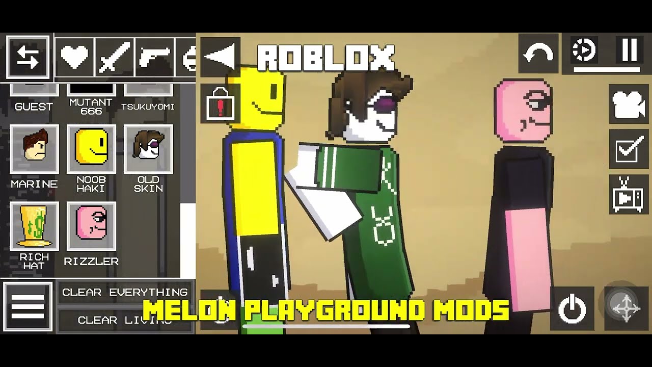 Roblox Melon Playground Mods - YouTube