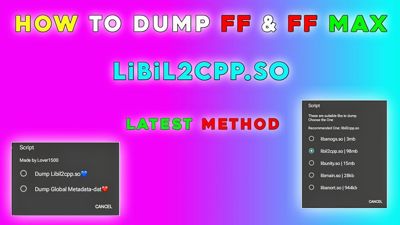 How To Dump FF & FF Max Libil2cpp.so | Il2cpp Dump Latest Method - YouTube How To Dump FF & FF Max Libil2cpp.so | Il2cpp Dump Latest Method - YouTube