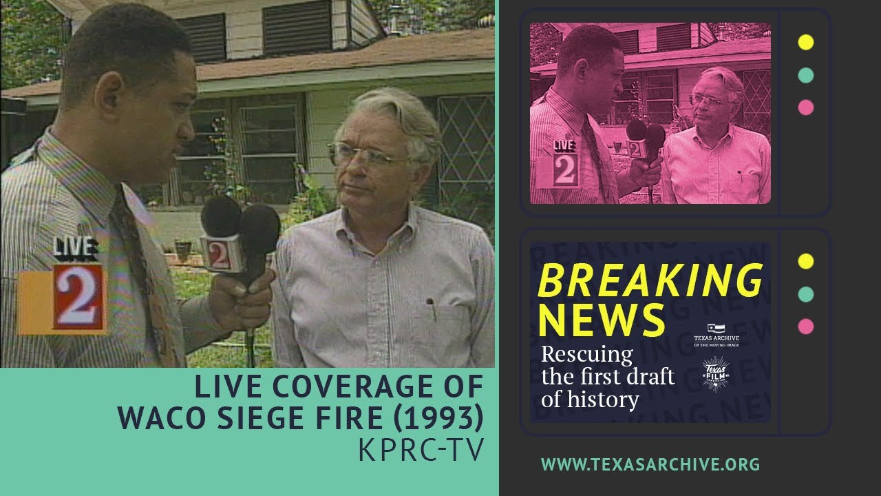 Live Coverage of Waco Siege Fire (1993) - YouTube