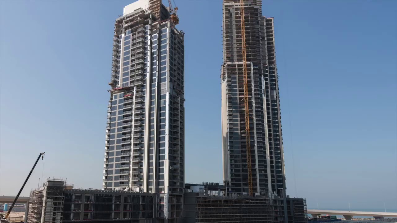 Dubai Marina, Emaar 52 42 Building, Construction Update 2020 - YouTube