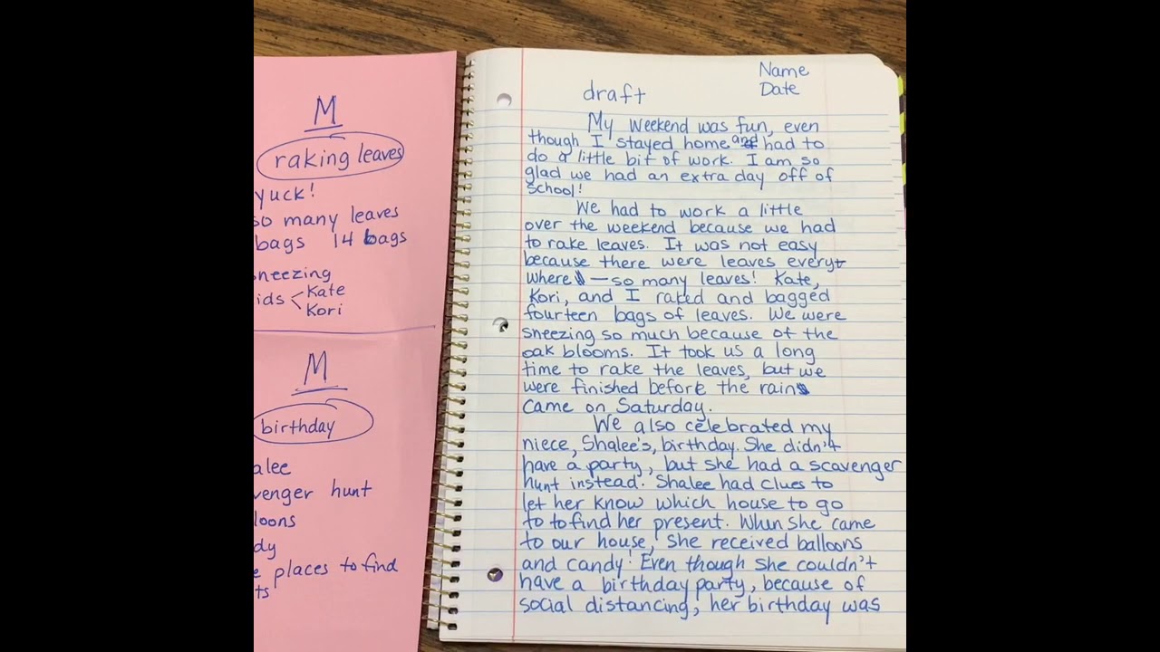 Writing part 3 - YouTube