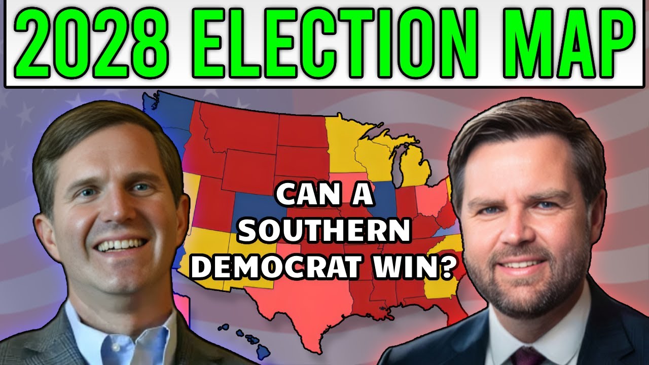 EARLY 2028 Election Prediction | Andy Beshear vs JD Vance! - YouTube