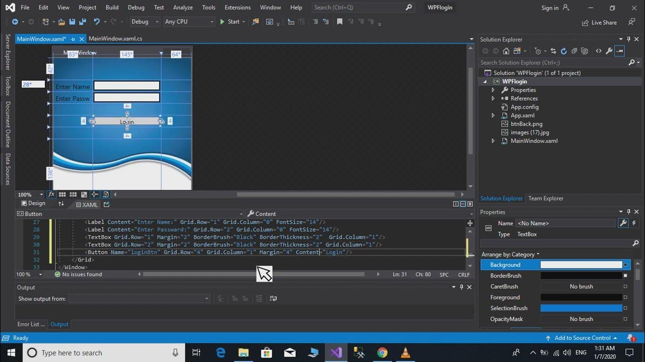 How to create WPF C# login Page with SQL Server 2014 database completer ...