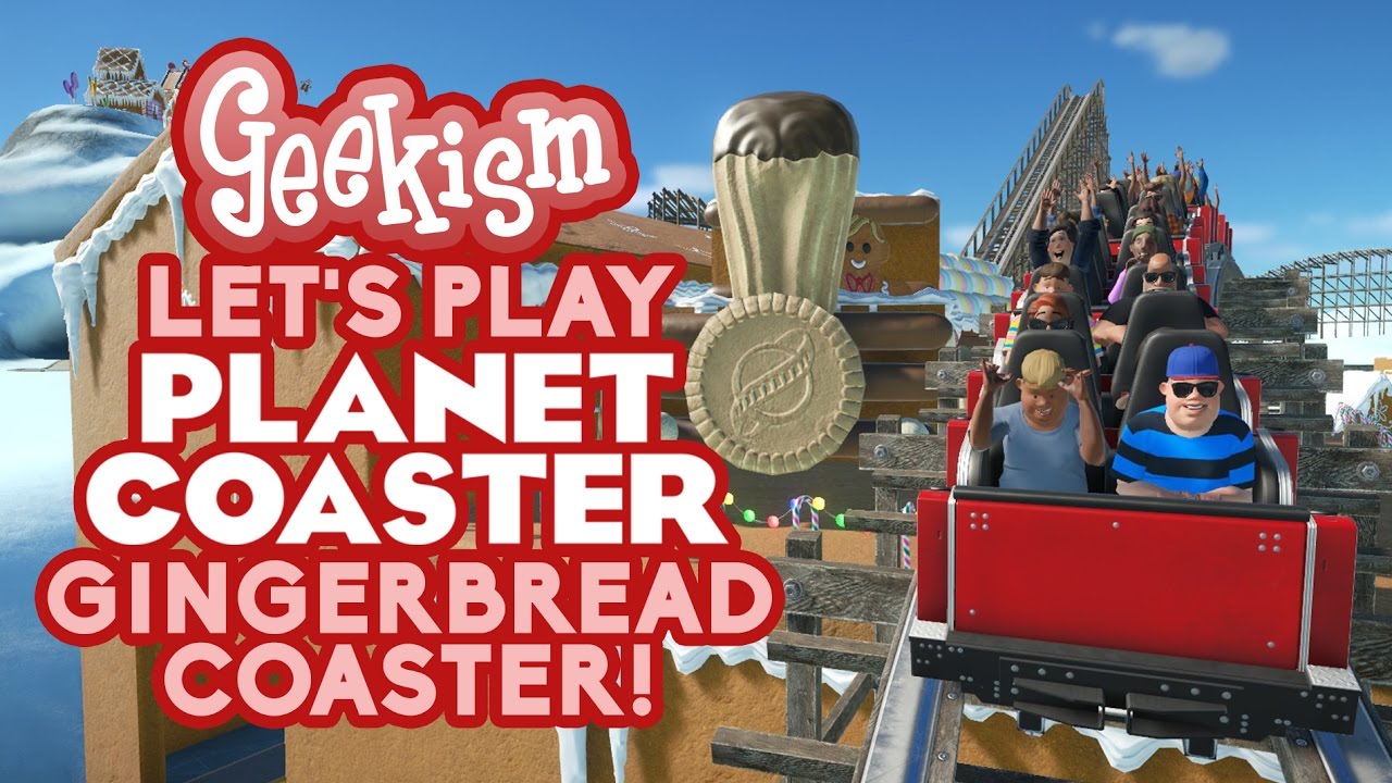 🎄 Gingerbread Coaster! | Festive Funland | Let's Play Planet Coaster ...