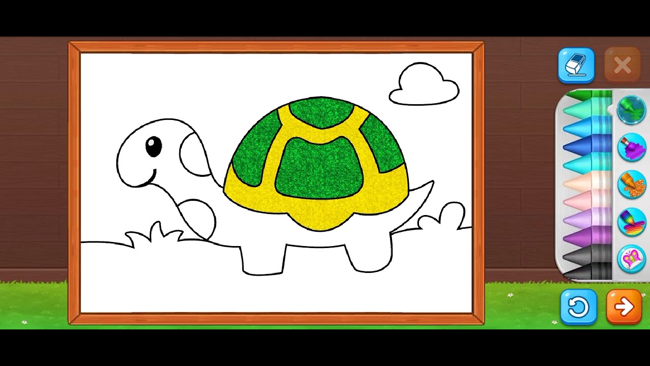 painting color fill | kids painting - YouTube