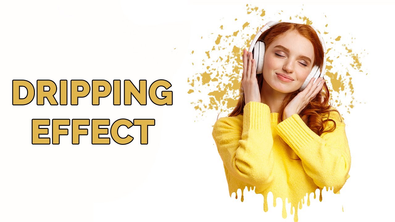 Dripping Effect | Splatter Effect | Photoshop Editing Tutorial in ...