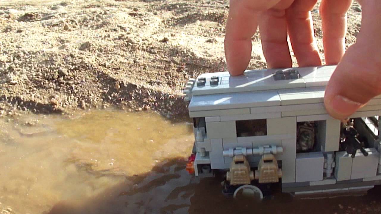 Lego Water Fording (Humvee Water Crossing) - YouTube