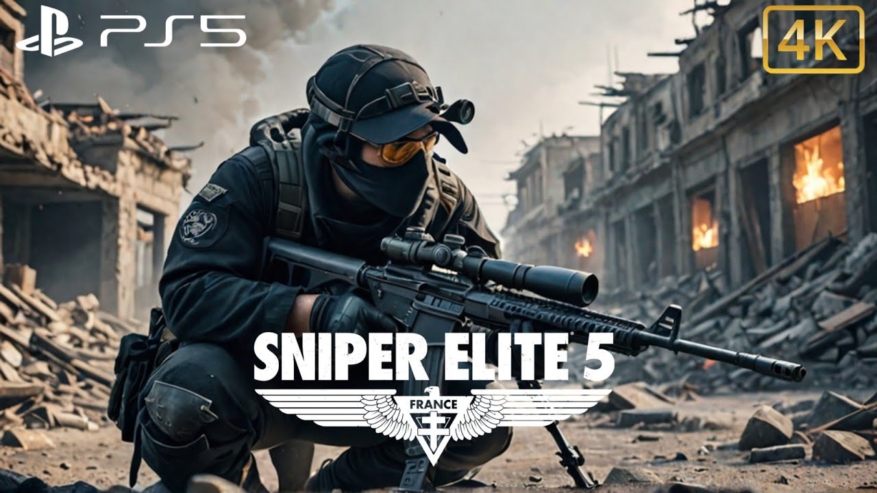 PS5 Experience the Thrill of Sniper Elite 5 Gameplay|SNIPER ELITE |4K ...