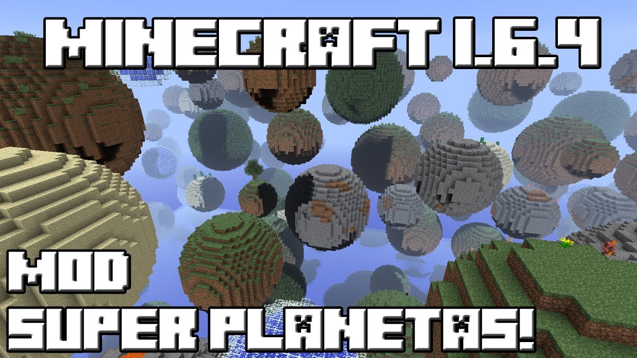 Minecraft 1.6.4 MOD SUPER PLANETAS! - YouTube