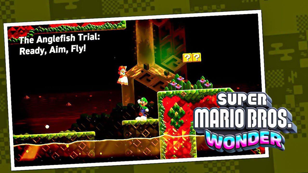 Super Mario Bros. Wonder | THE ANGLEFISH TRIAL GAMEPLAY - YouTube