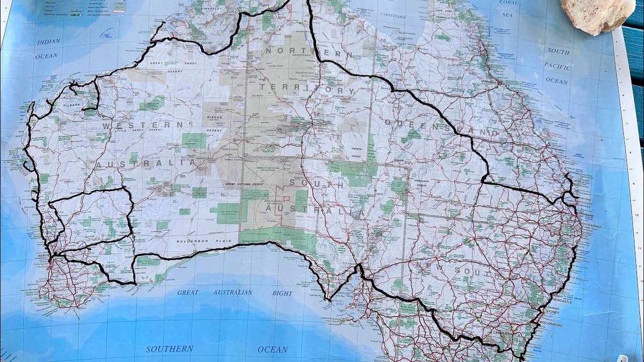 Map update. SA to NSW coast - YouTube
