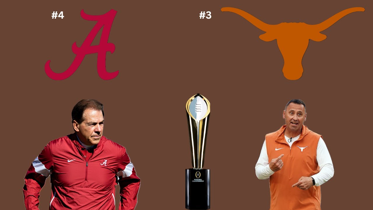 2024 CFP National Championship Game: #3 Texas vs #4 Alabama! (Preview ...