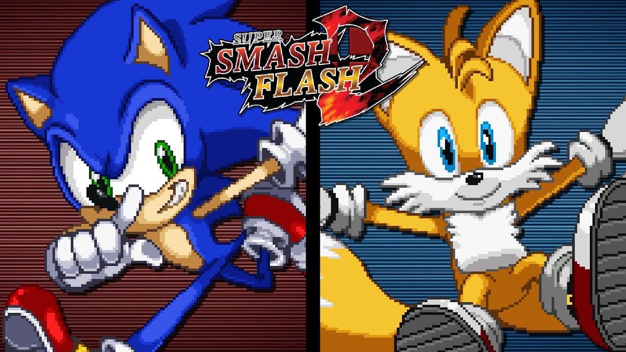 Super Smash Flash 2 | Sonic VS Tails - YouTube