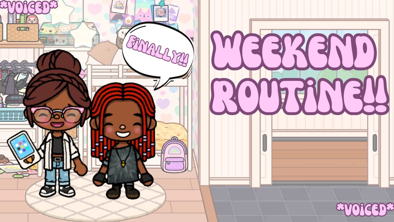 Weekend routine!!||Roleplay||Toca Life World - YouTube