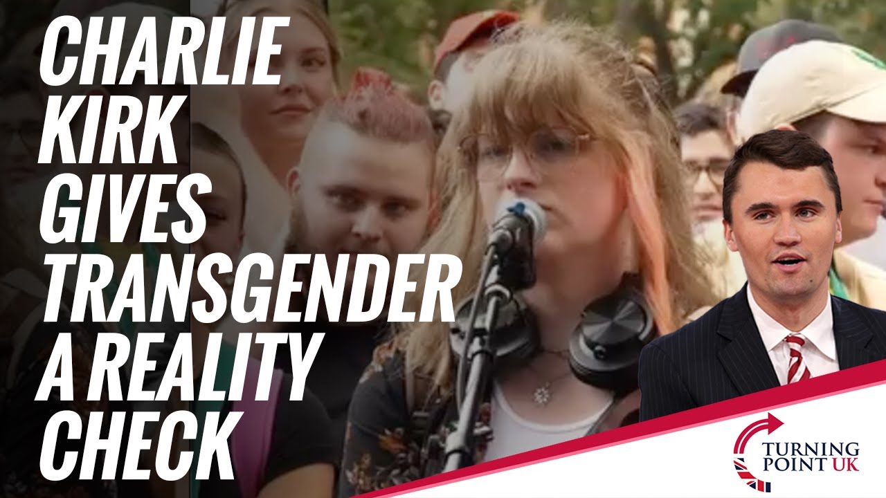 Charlie Kirk Gives Transgender A Reality Check - YouTube